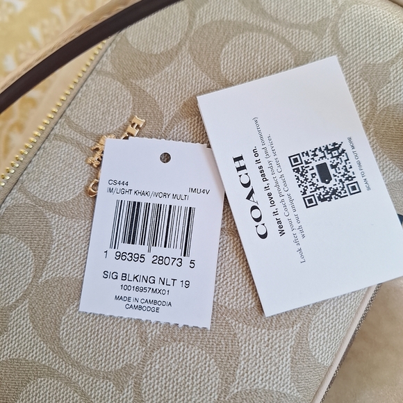 Coach | Bags | Nwtcoach Nolita 9 In Blocked Signature Canvas | Poshmark
